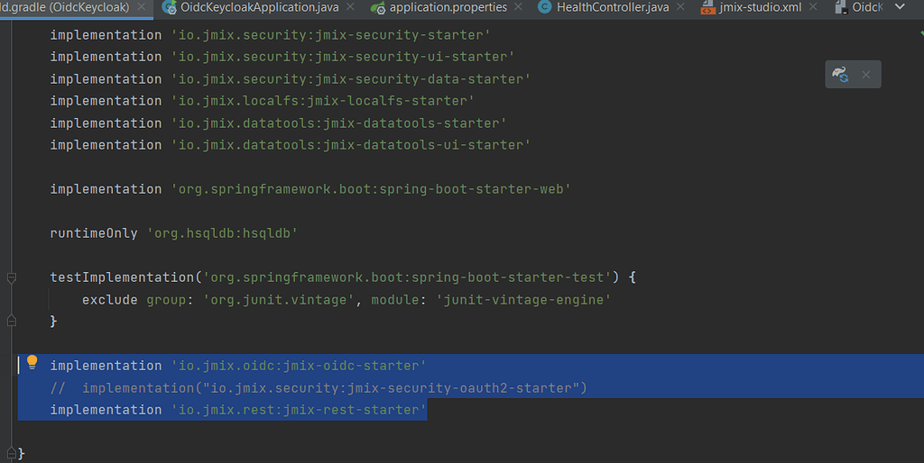 JMIX 1.2: Error Jmix-OIDC and REST addon - Support - Jmix