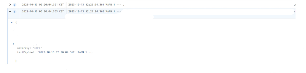 Google Cloud Logging severity is always INFO - Support - Jmix
