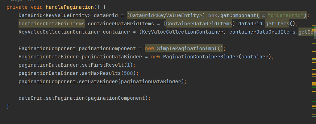 Add pagination from code - Support - Jmix