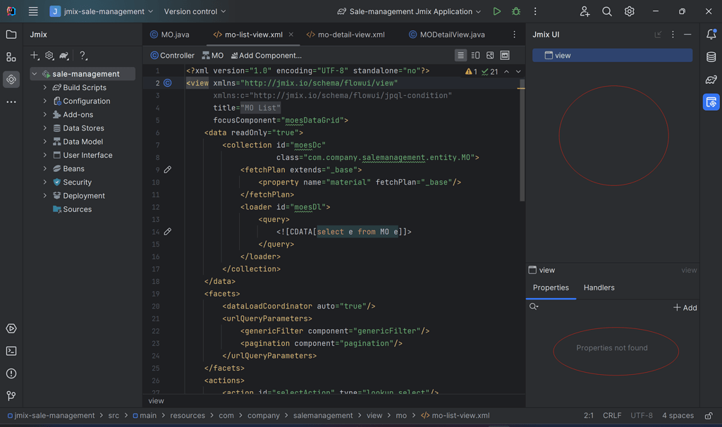 Jmix UI plugin don't work with the latest IntelliJ IDEA - Support - Jmix