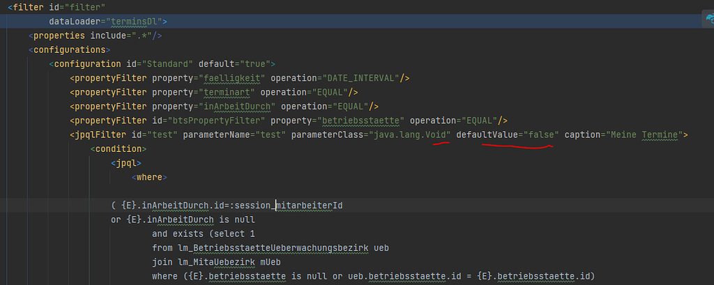 How to "activate" jpqlCondition in DesignTimeConfiguration of a filter? - Support - Jmix