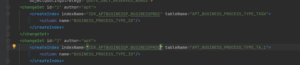 Liquibase Creates Two Indexes Same Name Then Complains About It Support Jmix 