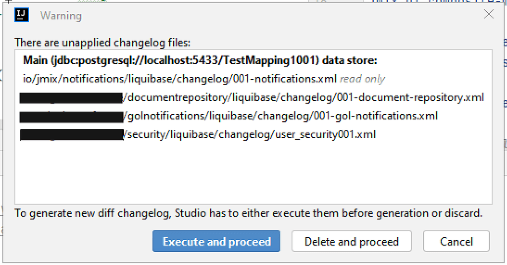 Liquibase addons script execution problem - Support - Jmix Liquibase addons script execution problem - Support - Jmix
