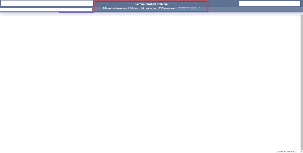Communication Error Invalid Json From Server 1x Support Jmix 