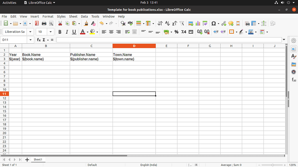 An error occurred while rendering document from template. Template does not contain named ranges ...