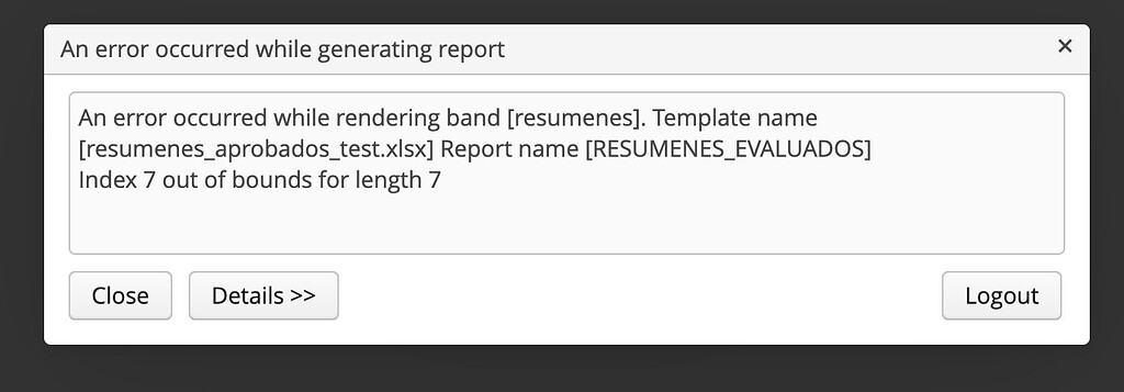 XLSX Report ranged names not working - Support - Jmix