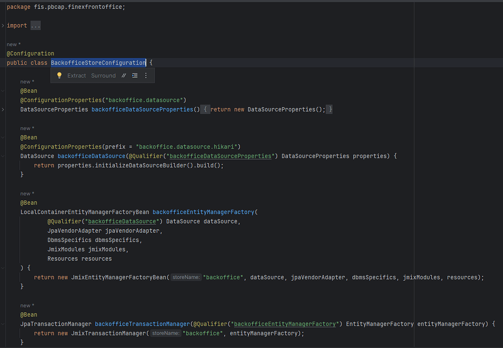 Additional data store cause "BeanCreationException" - Support - Jmix