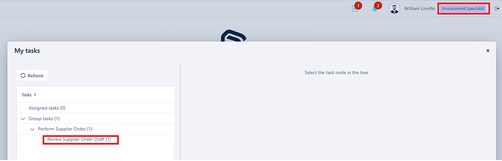 Bug: BPMN - User Task Filter is not working by Candidate Group - Support - Jmix