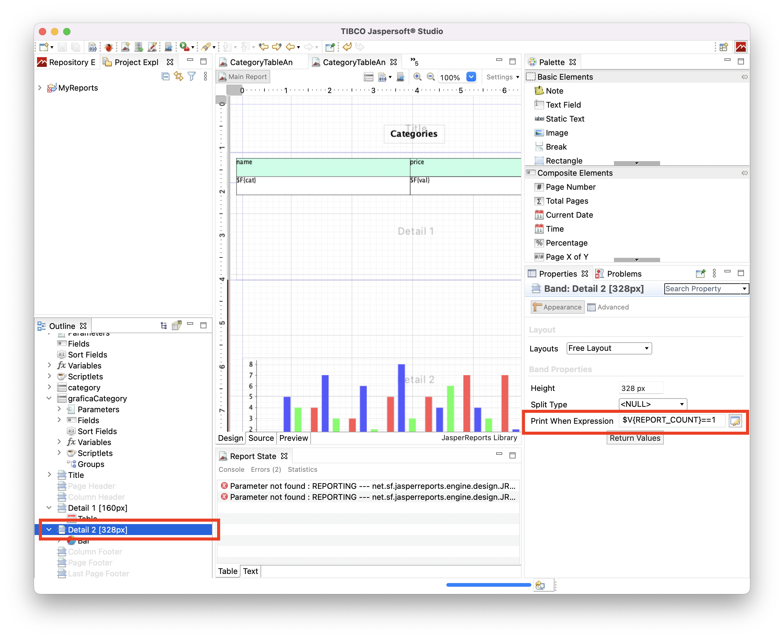 Empty Data On JasperReport When Adding A Chart Support Jmix